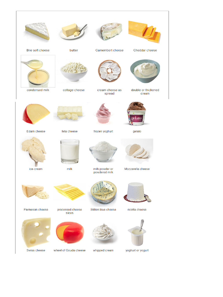 Cheeses | PDF | Milk | Cheese