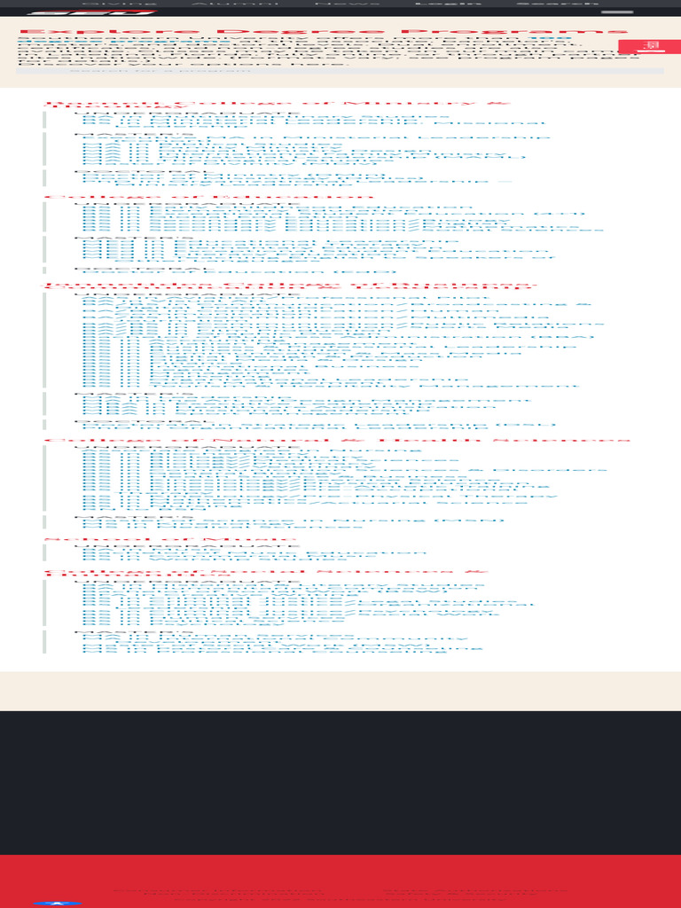 Programs - Southeastern University | PDF | Bachelor's Degree | Bachelor ...