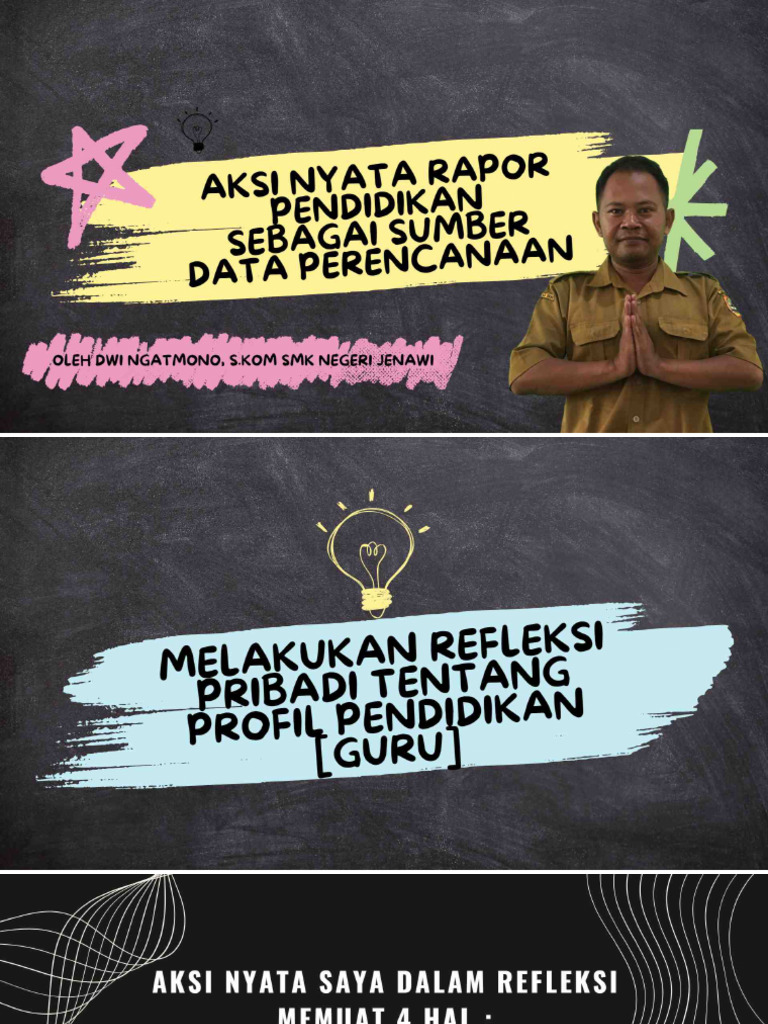 Rapor Pendidikan Sebagai Sumber Data Perencanaan | PDF