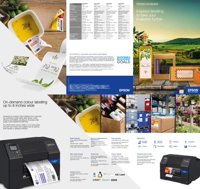 Epson C6000 - Series Printer | PDF | Printer (Computing) | Computing