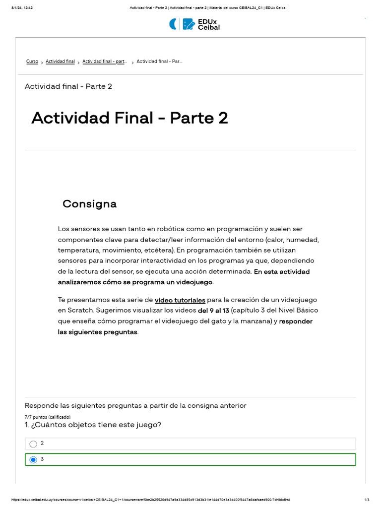 Actividad final - Parte 2 _ Actividad final - parte 2 _ Material del ...