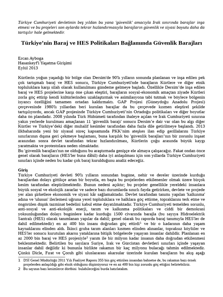 GuvenlikBarajlari Eyl-2013 | PDF