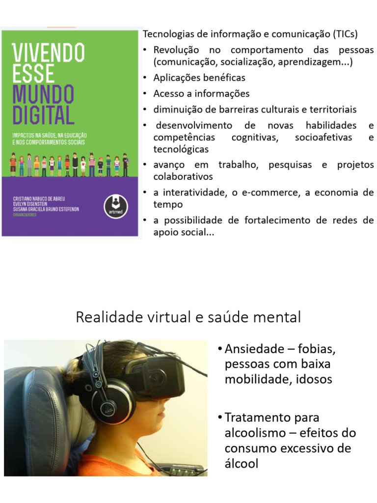 Mundo Real-Mundo Virtual-Saúde Mental | PDF | Tecnologia da Informação ...