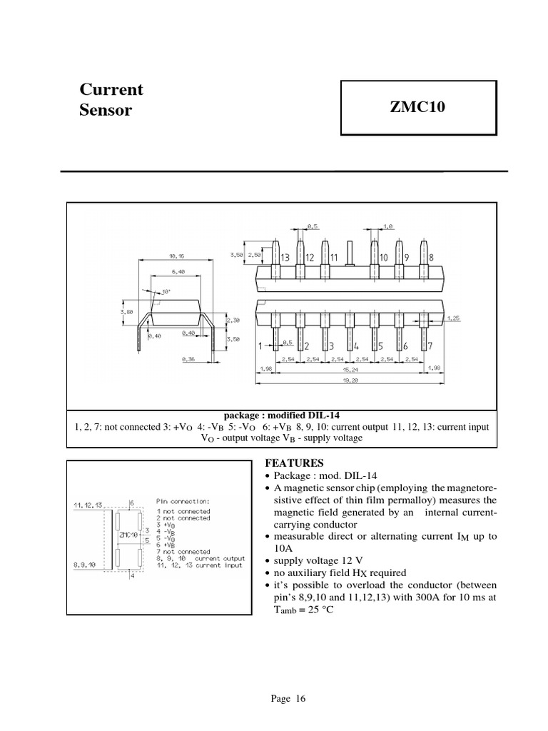 ZMC10 | PDF | Voltage | Electrical Resistance And Conductance