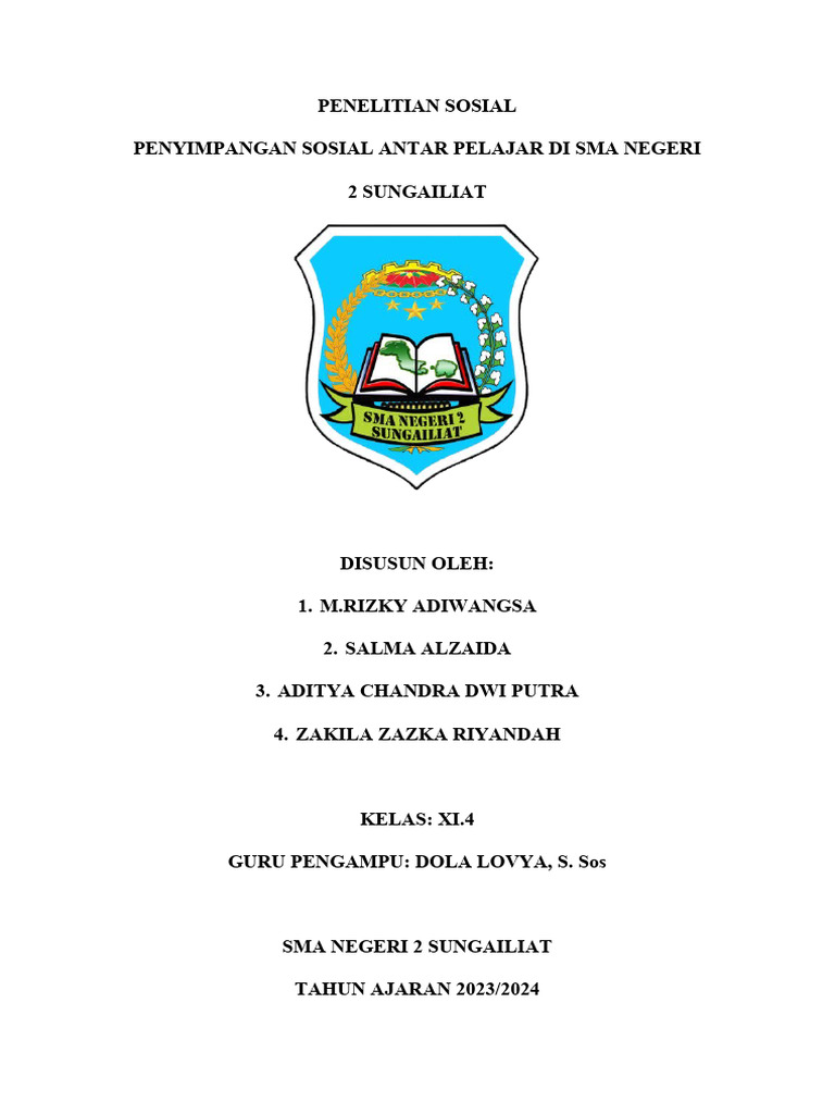 Mini Skripsi Sosiologi 1 1 | PDF | Kesehatan Holistik