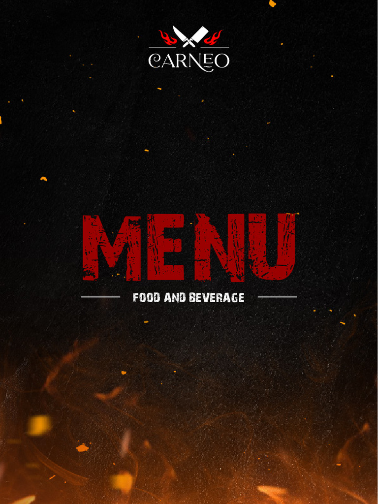 Carneo - Menu Design | Download Free PDF | Hamburgers | Pizza