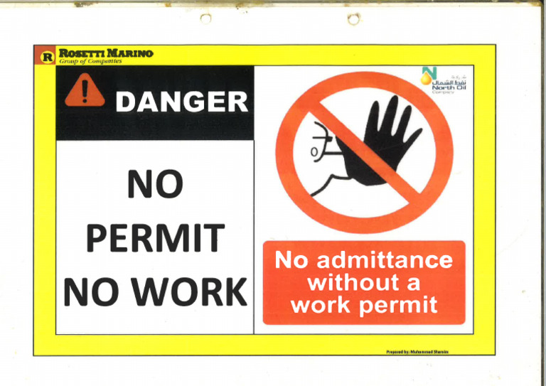 Sign-No Permit NP Work | PDF