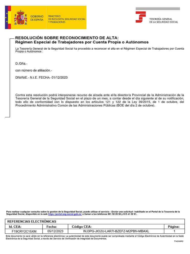 Resolución Alta Reta | PDF