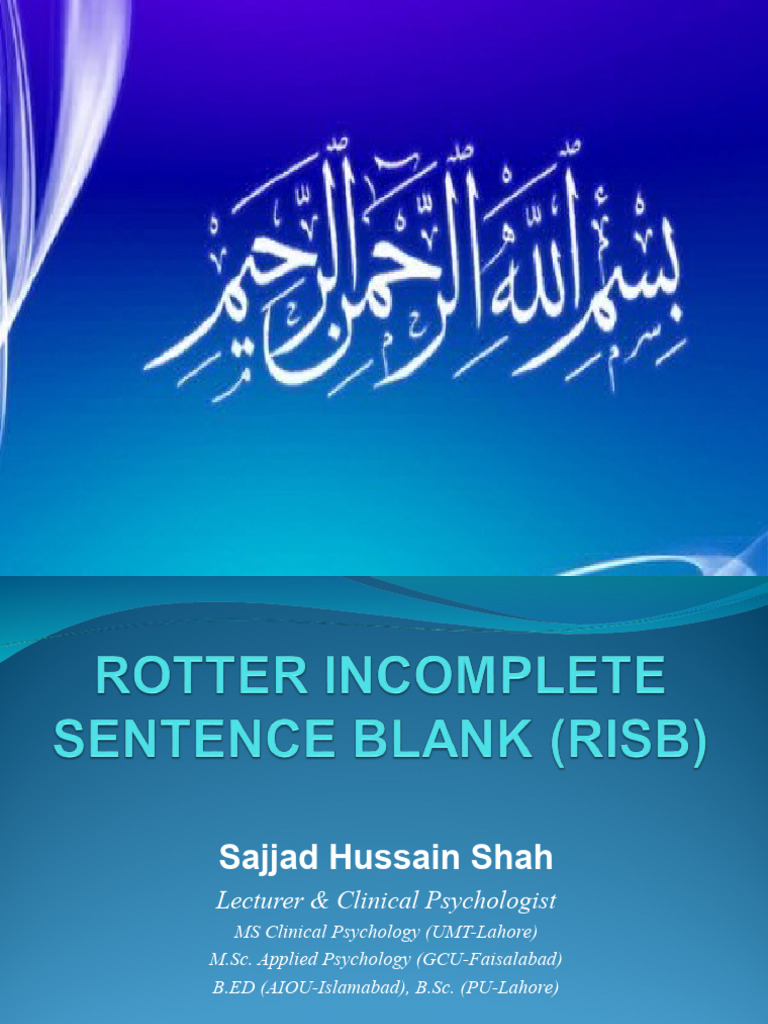 Overview of the RISB Test | PDF | Validity (Statistics) | Psychological ...