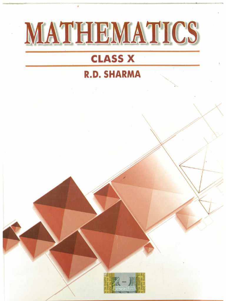 RD Sharma - X PDF | PDF