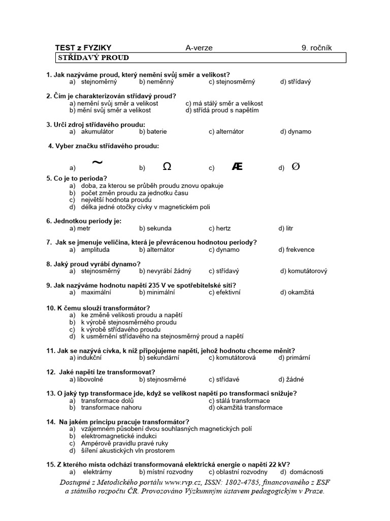 Stridavy Proud | PDF