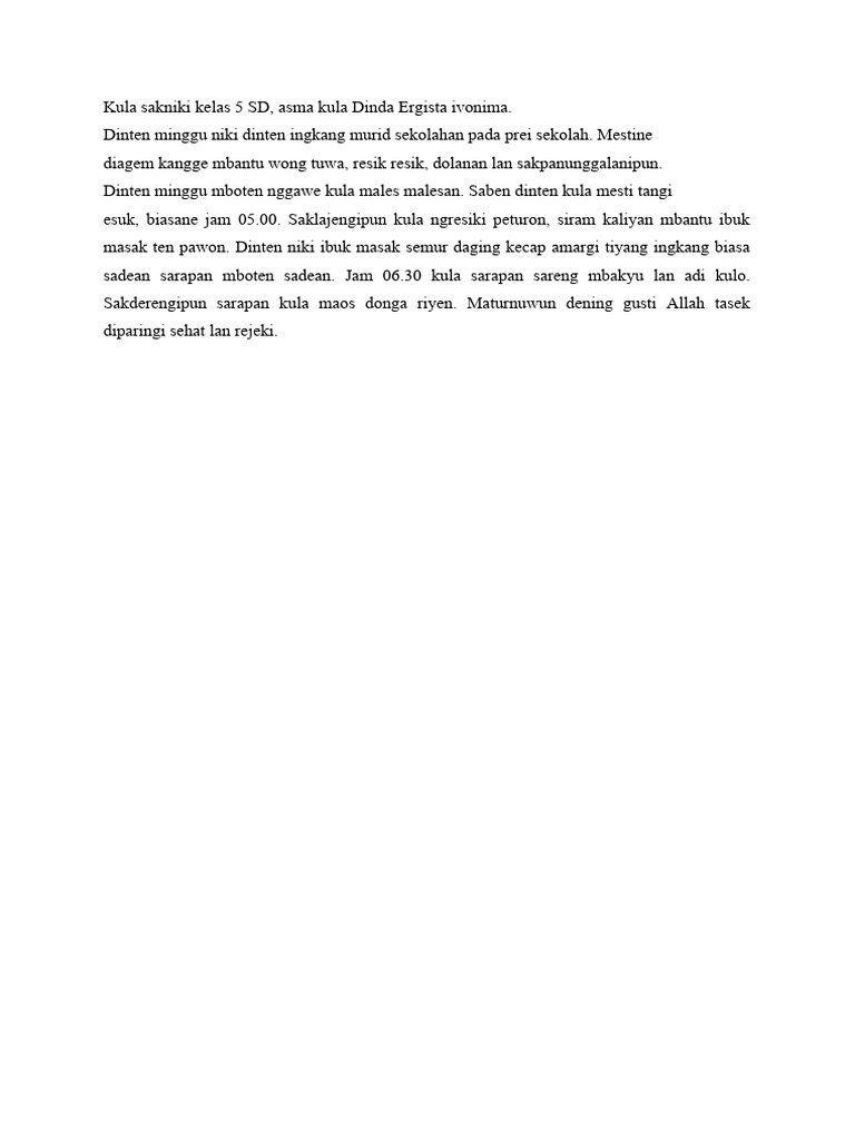 Kula Sakniki Kelas 5 SD | PDF