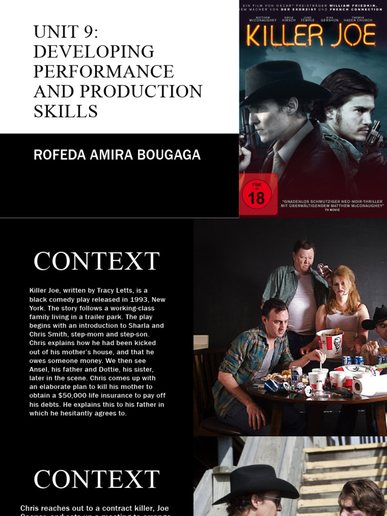 Killer Joe Unit 9 | PDF