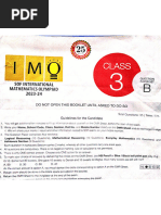 IMO Class 2 Paper - 2015-2016 StudyChaCha | PDF