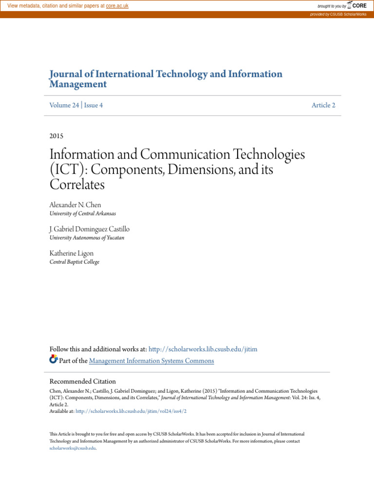 Ict 2 | PDF | Educational Technology | Information And Communications ...