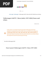 VW T4 Fuse and Relay Locations Guide | PDF | Business | Computers