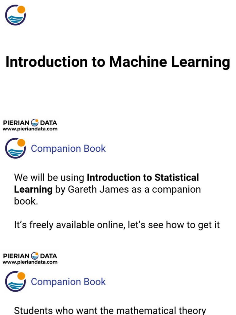 Intro To Machine Learning | PDF | Machine Learning | Cognitive Science