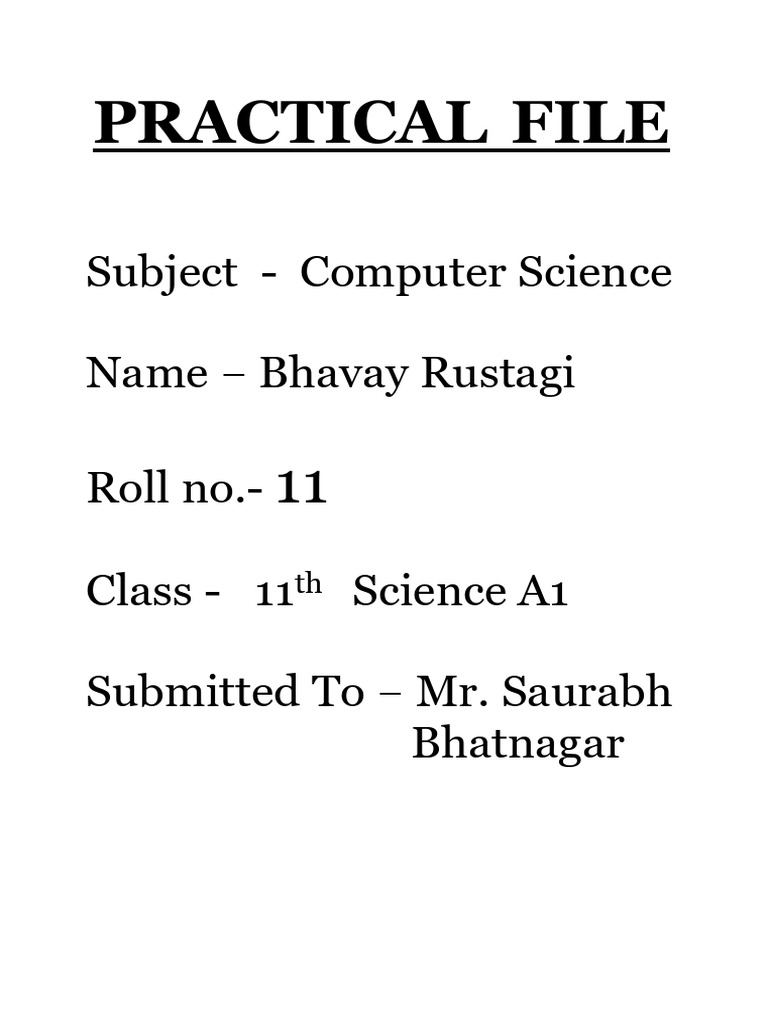 New Practical File | Download Free PDF | String (Computer Science) | Python (Programming Language)