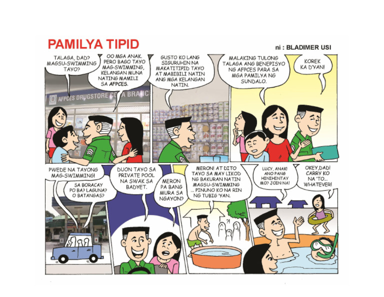 Halimbawa NG Comic Strip | PDF