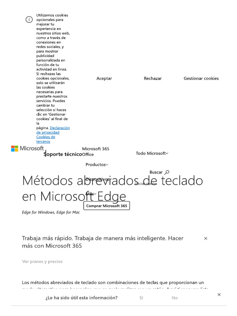 Metodos Abreviadose en Teclado Microsolf Edge | PDF