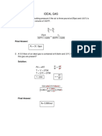 Thermodynamics Chapter 3 Solutions | PDF | Pressure | Thermodynamics