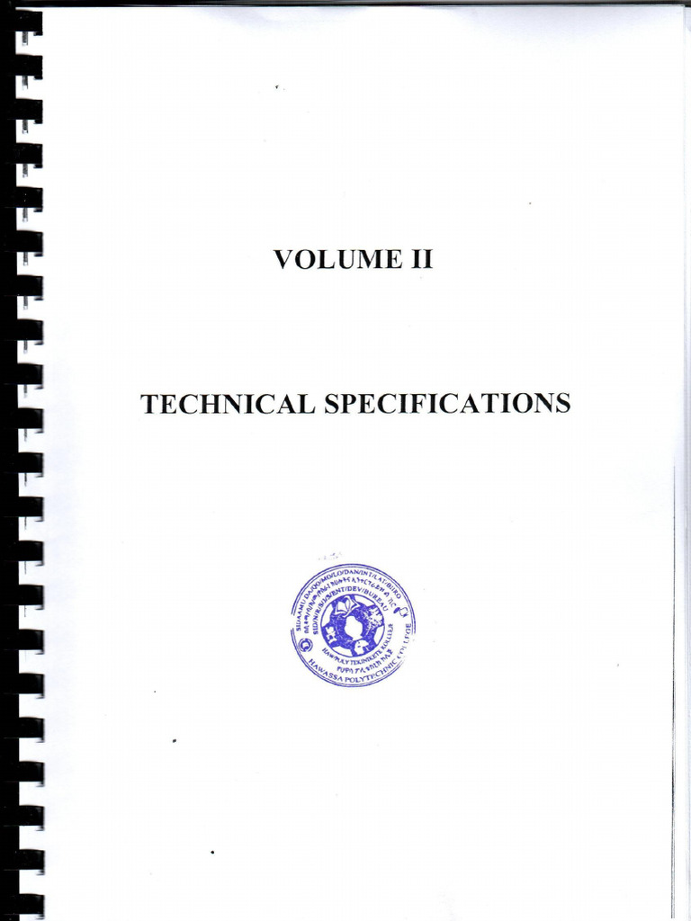 V-II Technical Specifications | PDF