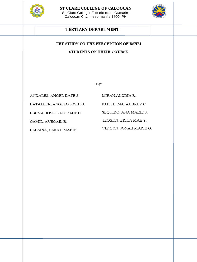 Research Final Document. | PDF | Methodology | Survey Methodology