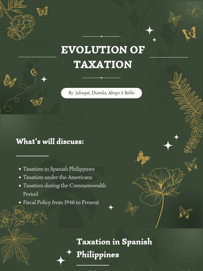 Evolution of Taxation | PDF | Taxes | Value Added Tax