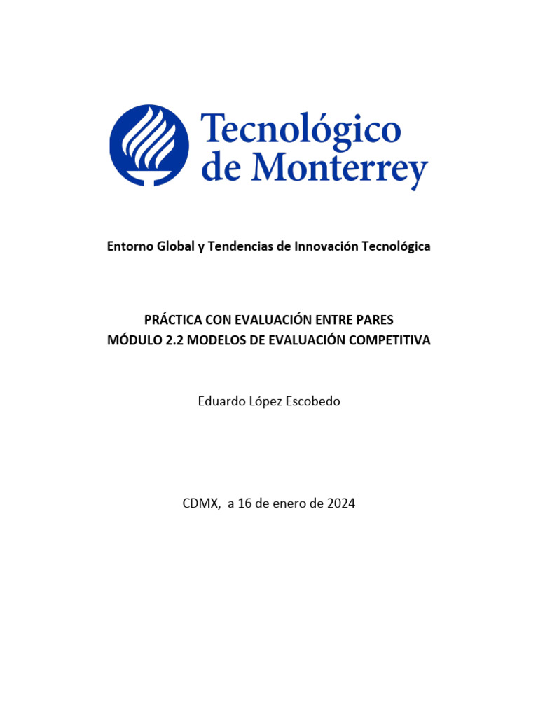 Entorno Global TEC EdX | PDF
