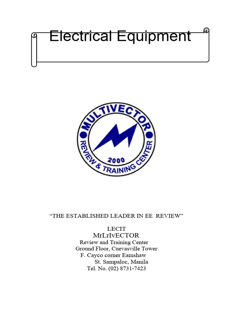 17 - Electrical Equipment | PDF | Relay | Electrical Substation