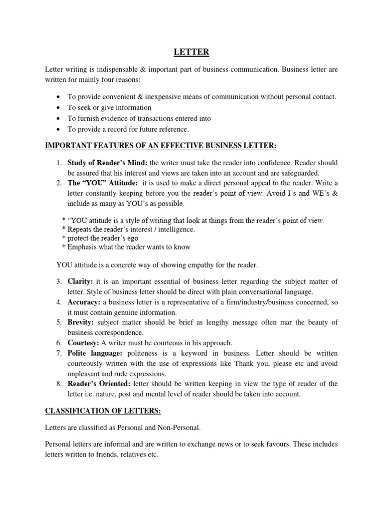 Letter | PDF | Communication