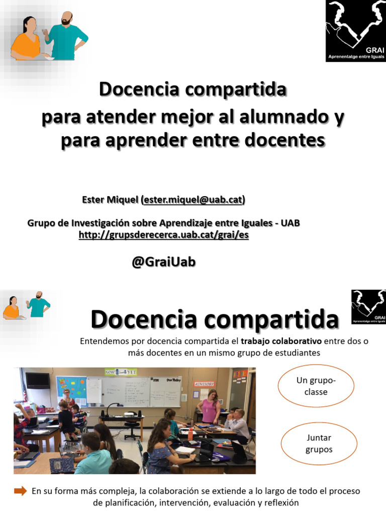 Docència compartida-OrtuellaBerritzeguneak-transparencias Compartidas ...