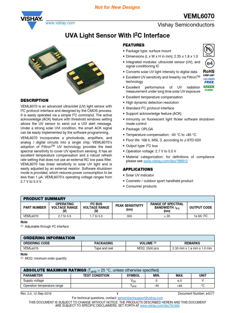 Uv Sensor | PDF | Ultraviolet | Sensor