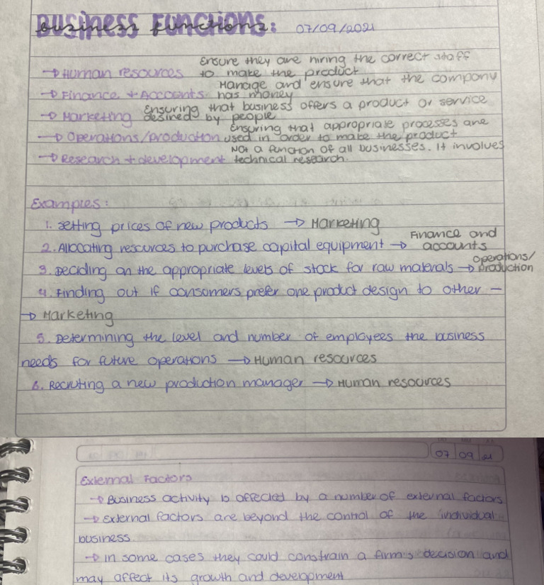 Business Functions | PDF