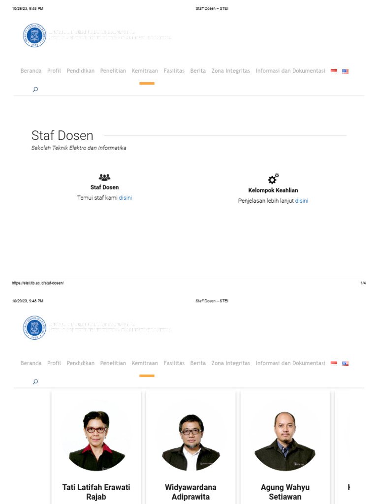 Dosen STEI ITB dan Keahlian Biomedika | PDF
