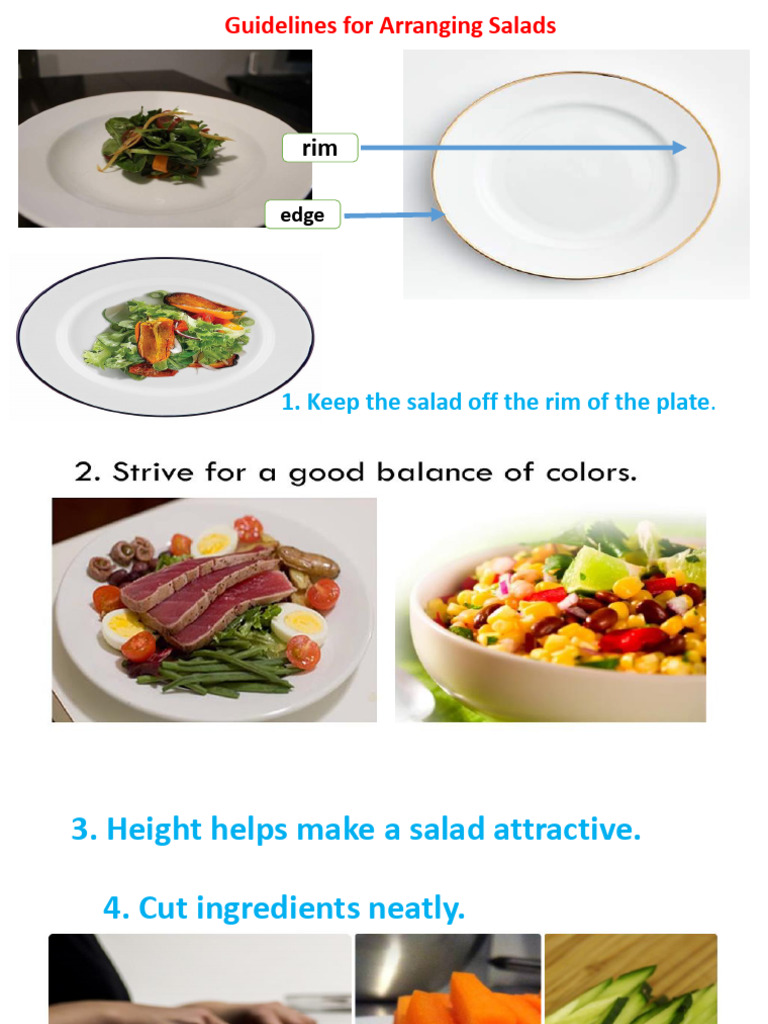 TLE 9-Guidelines For Arranging Salads | PDF