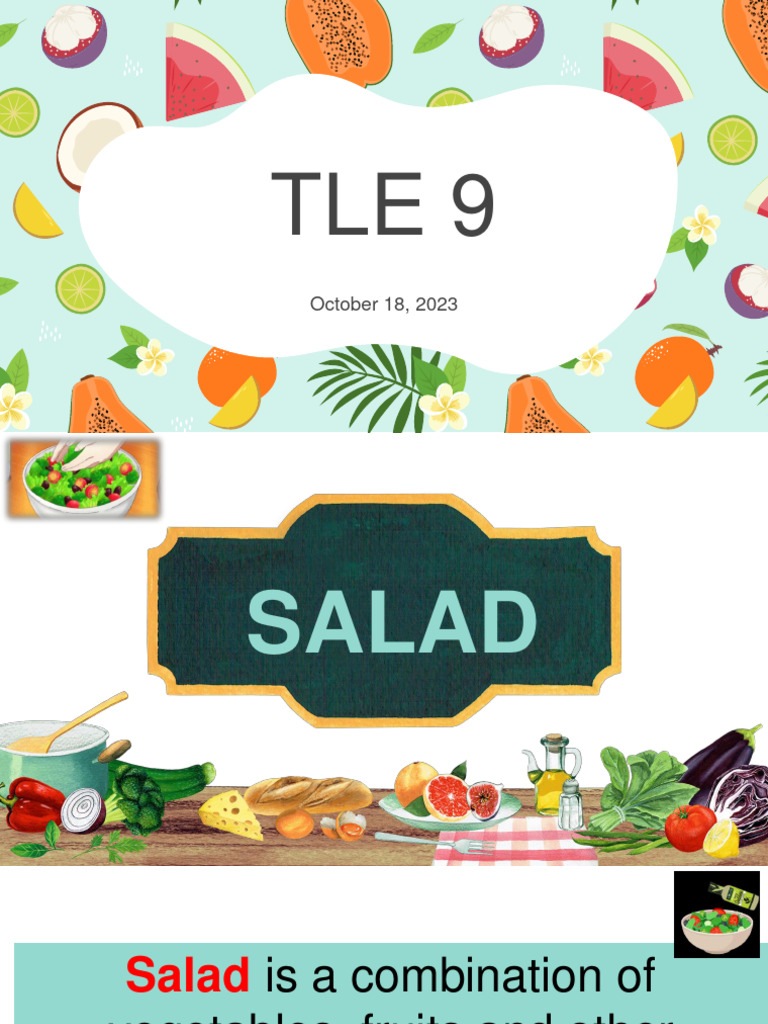 TLE 9 ppt 1 & 2 | PDF