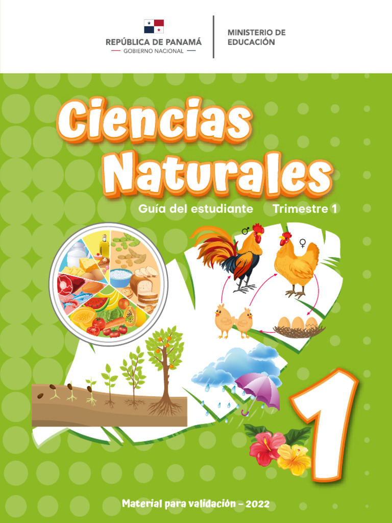 Guía Estudiante Ciencias Naturales 1er Grado 2022,1er Trim | PDF ...