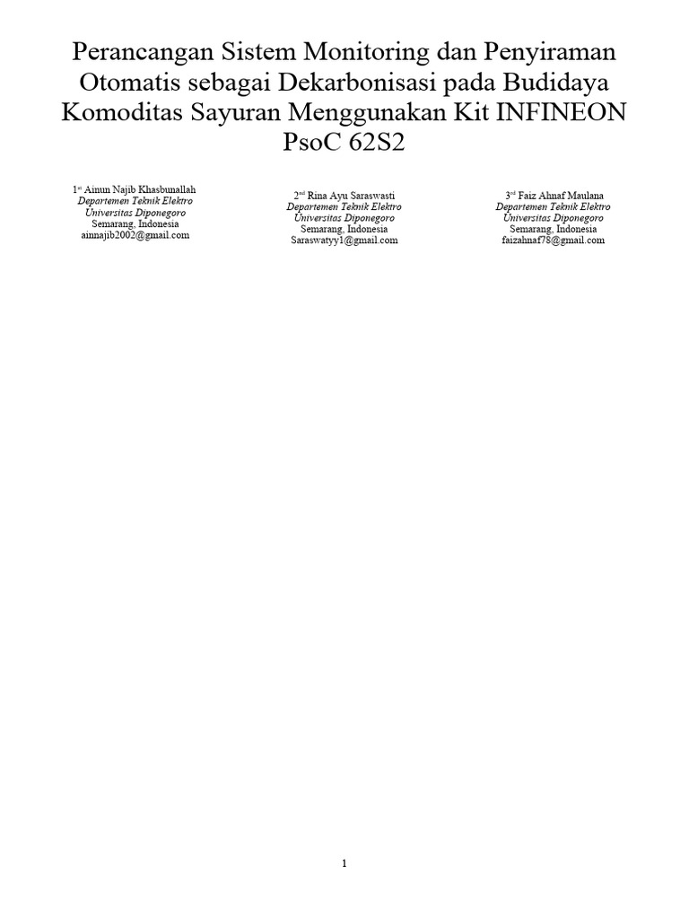 Kelompok 4 - Tugas 1 - Sensor Dan Aktuator | PDF