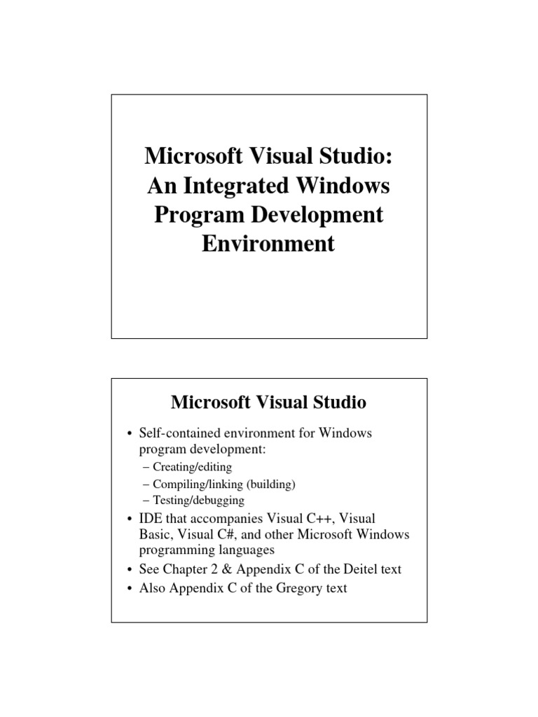 Visual Studio | Download Free PDF | Computer Programming | Microsoft Software