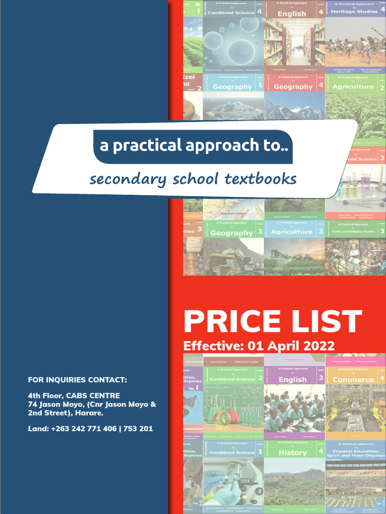 SBP Secondary Price List April 2022 | PDF | Science