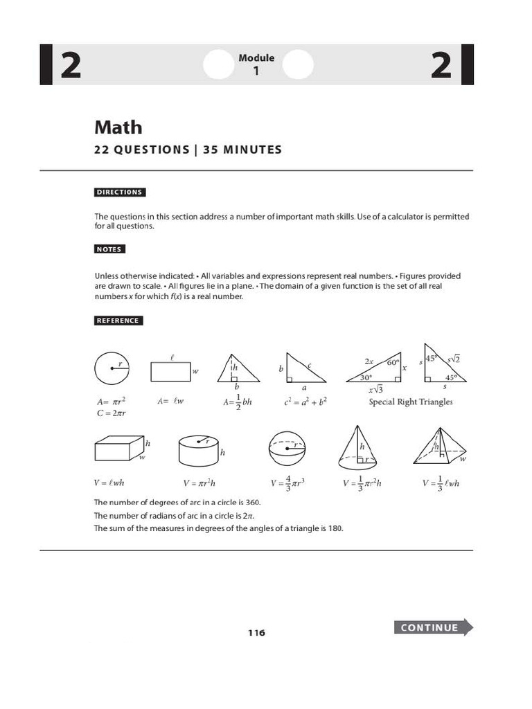 (Short) Test 02 Maths - Module 01 | PDF | Mathematics | Elementary ...