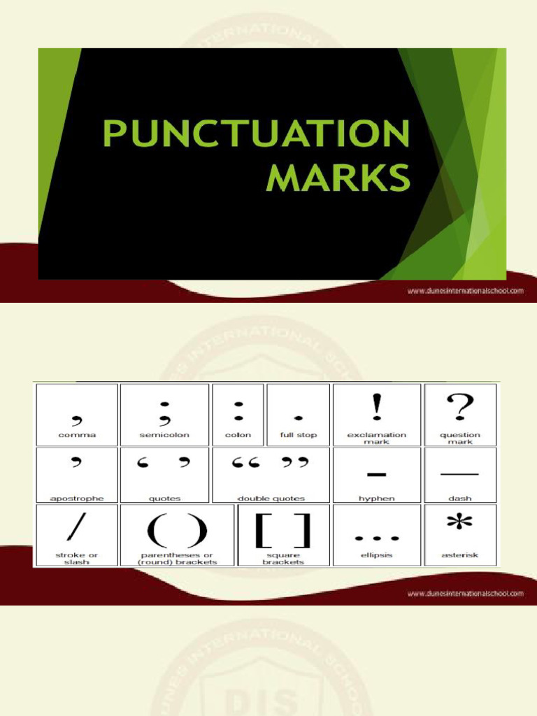 PPT- Punctuation | PDF