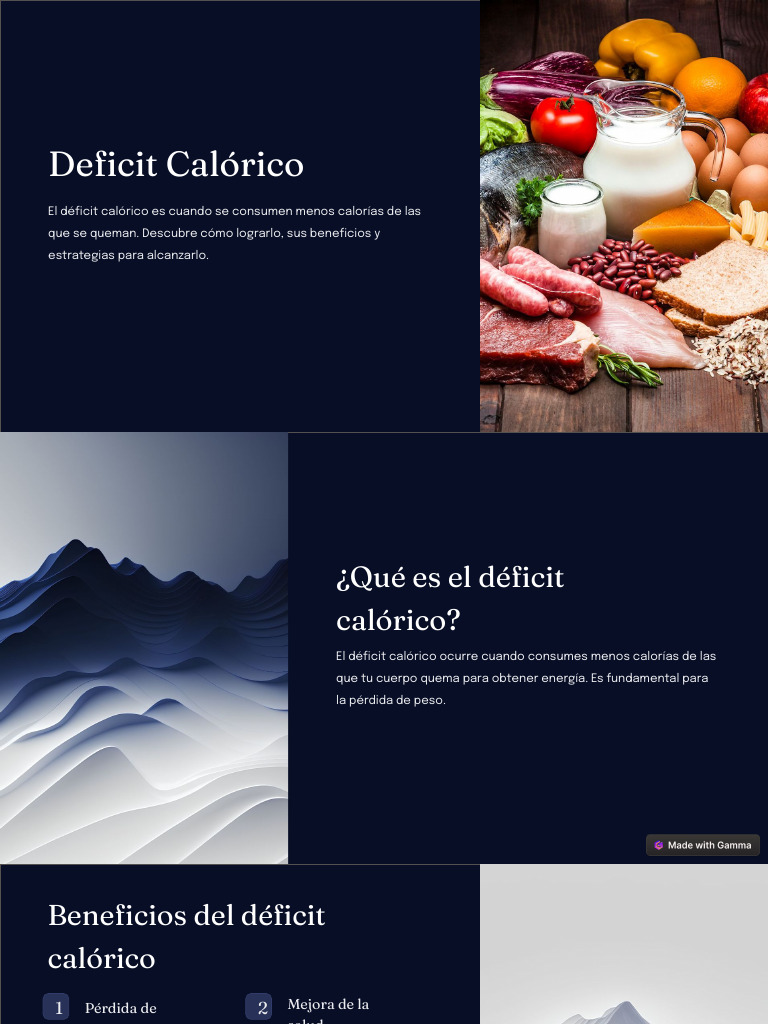 Deficit Calorico | PDF
