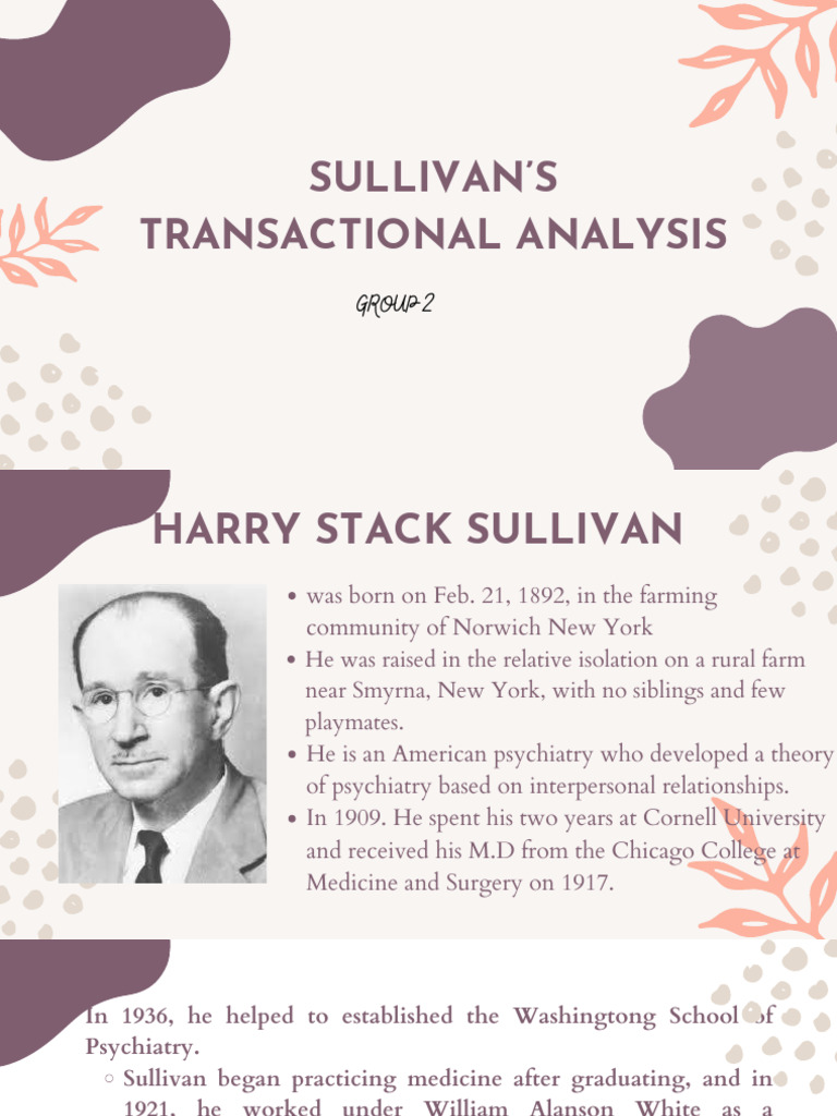 Sullivan's Interpersonal Theory Explained | PDF | Family | Childhood