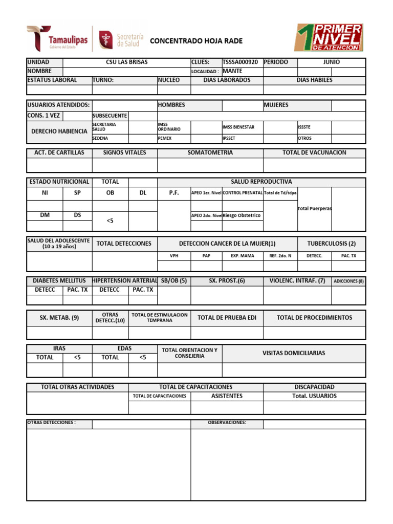 Hoja Rade - 2023 | Descargar gratis PDF | Enfermedades y trastornos ...