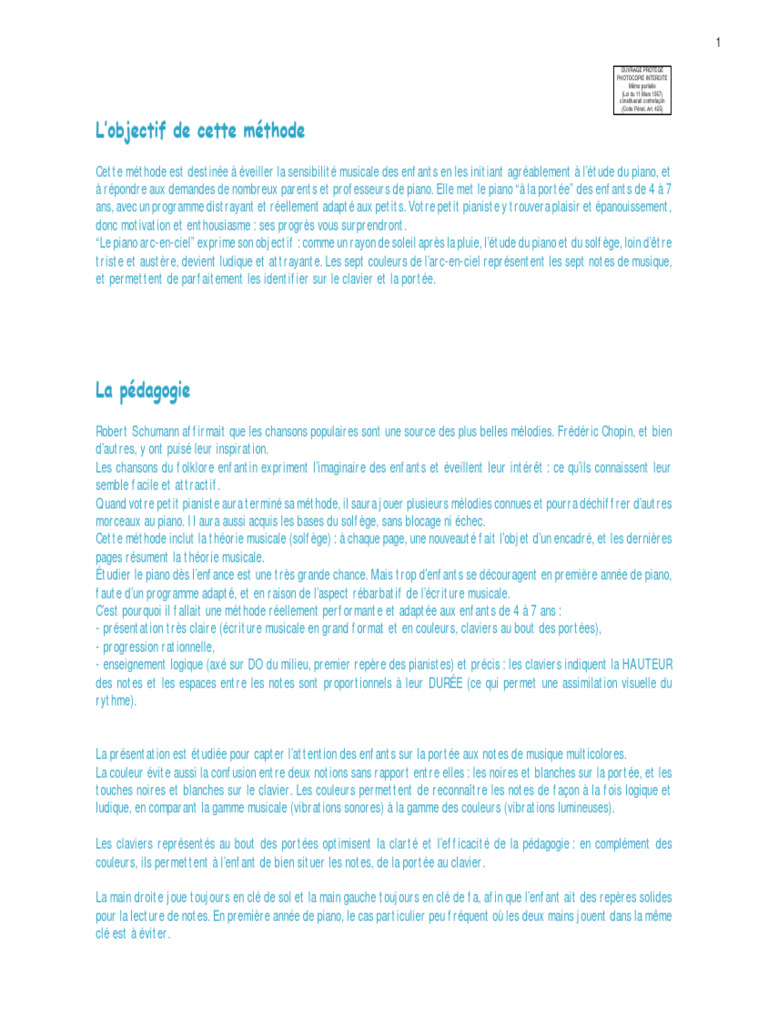 L'objectif de Cette Méthode | PDF | Arts du langage et discipline