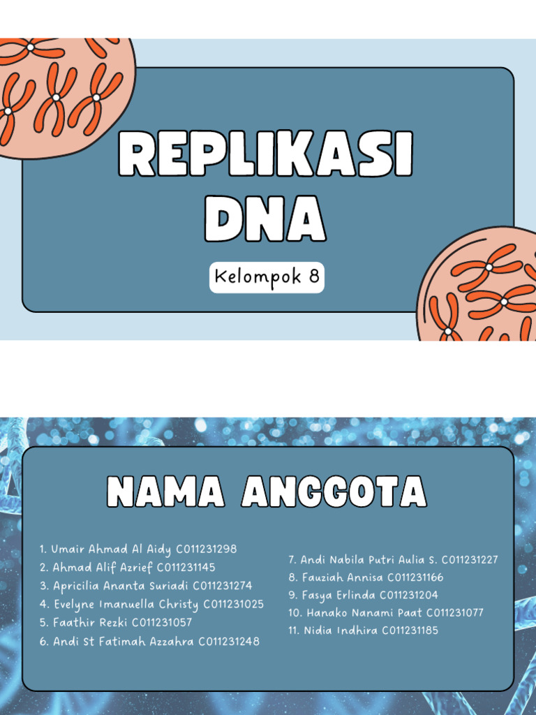 Replikasi DNA dan Enzim Terkait | PDF