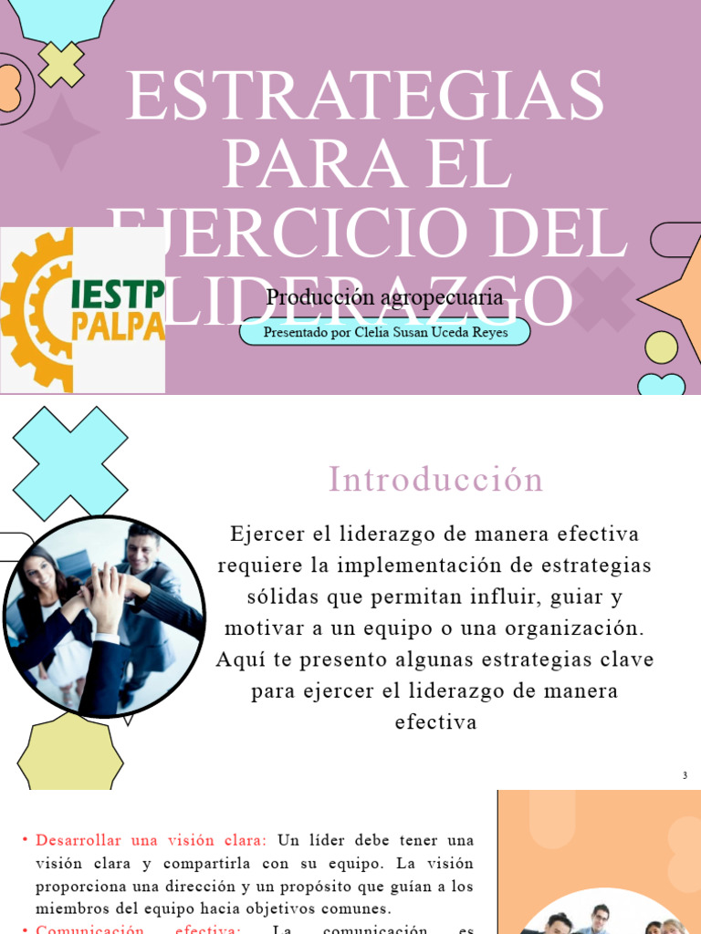 Estrategias para El Ejercicio Del Liderazgo | PDF