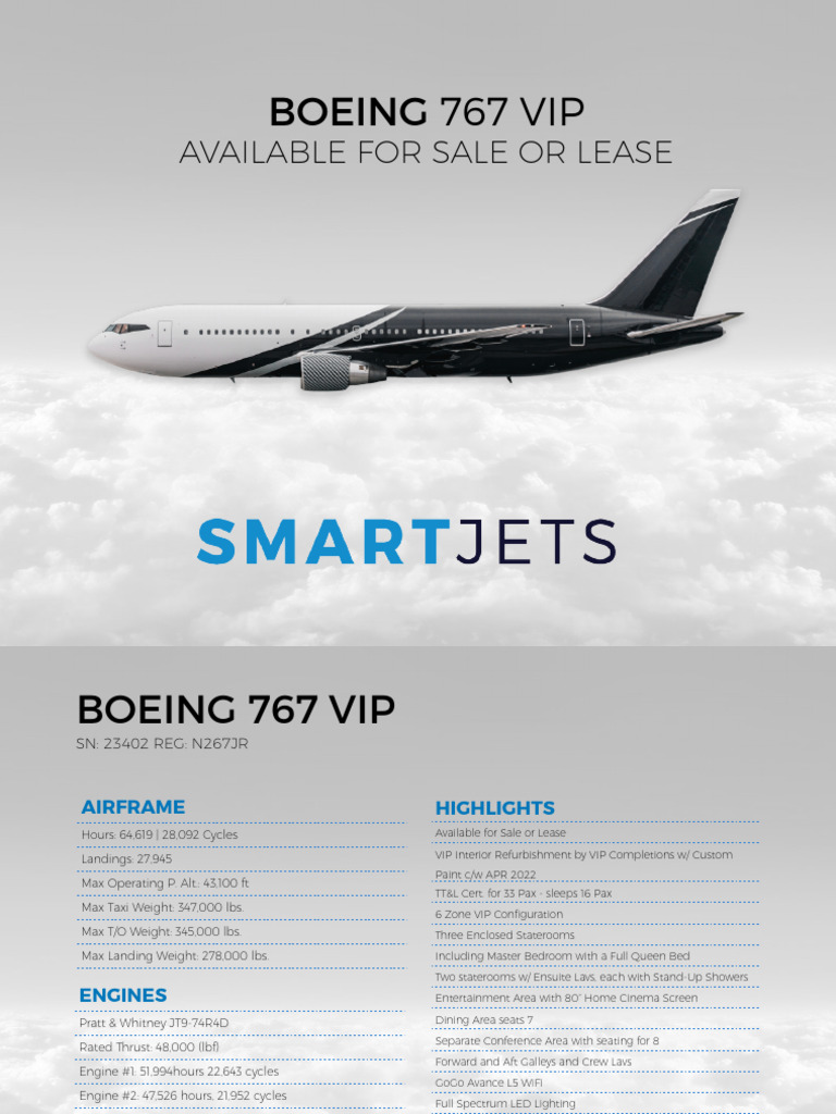 Spec Boeing 767 SN 23492 2 | PDF